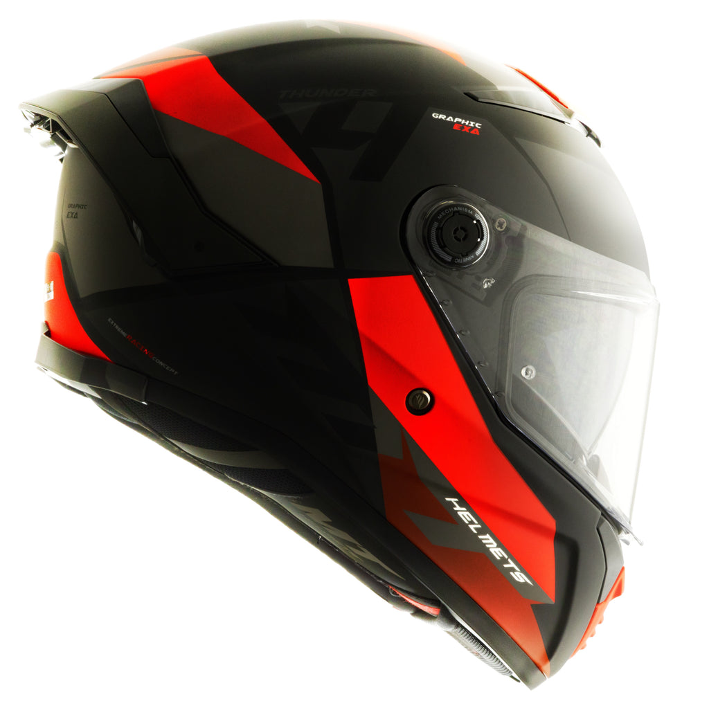 Casco MT Helmets Thunder 4 SV Exa A5 Rojo Mate + Pinlock Incluido ...