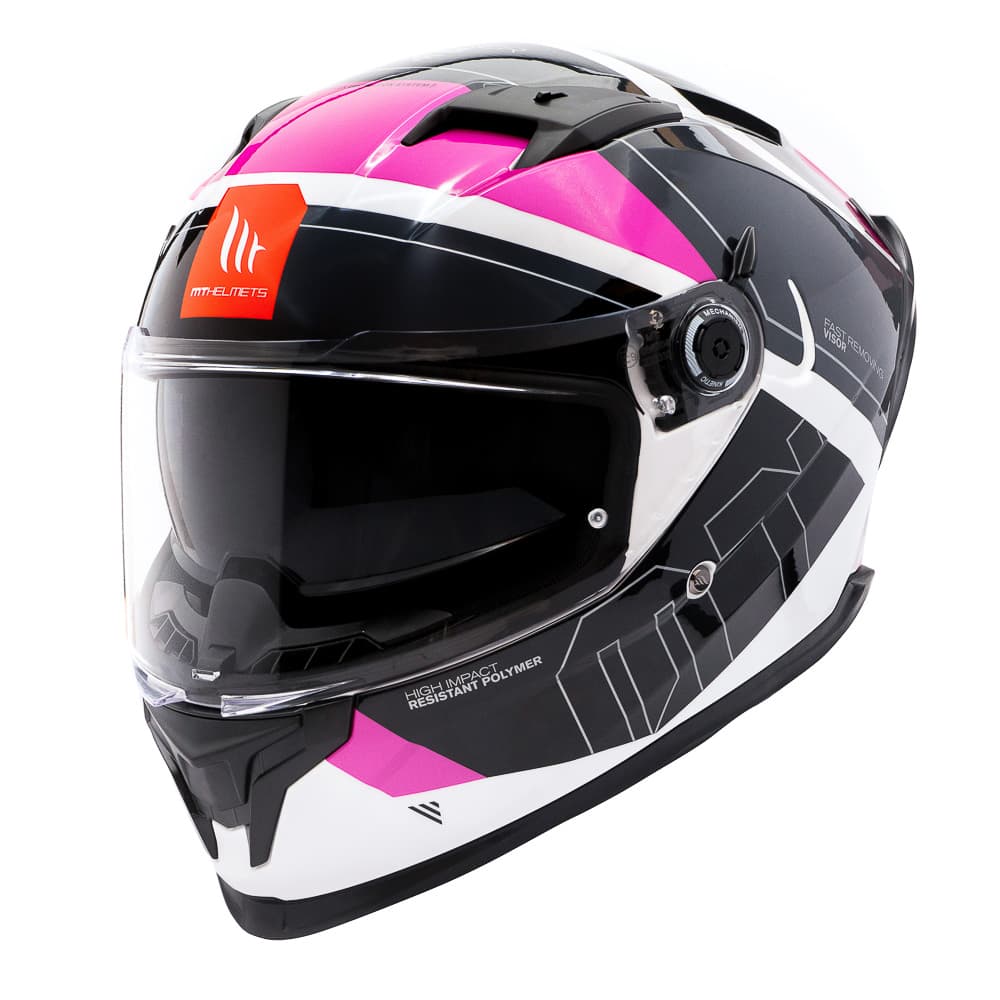 Casco MT Helmets Braker SV A8 Lab Rosa Brillo – Bikesport Chile