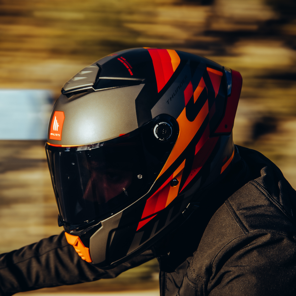 Casco MT Helmets Thunder 4 SV Exa A5 Rojo Mate + Pinlock Incluido ...